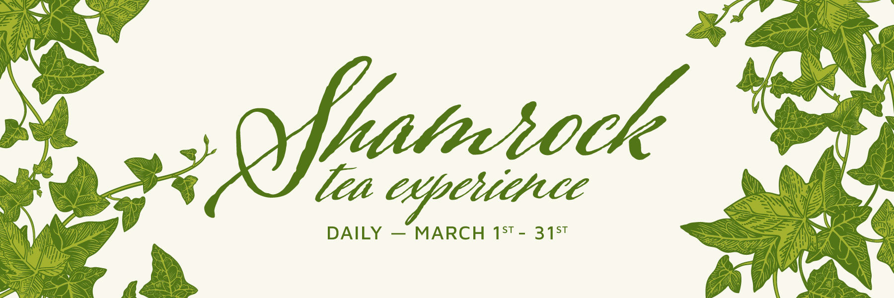 Shamrock Tea Experience - The Tea House On Los Rios